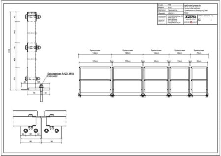 Industriegeländer & Sicherheitsgeländer - SUVA-konform